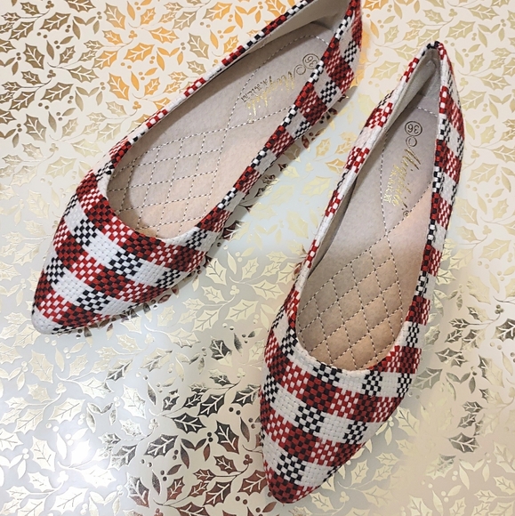 Shoes | Buffalo Check Ballet Flats | Poshmark